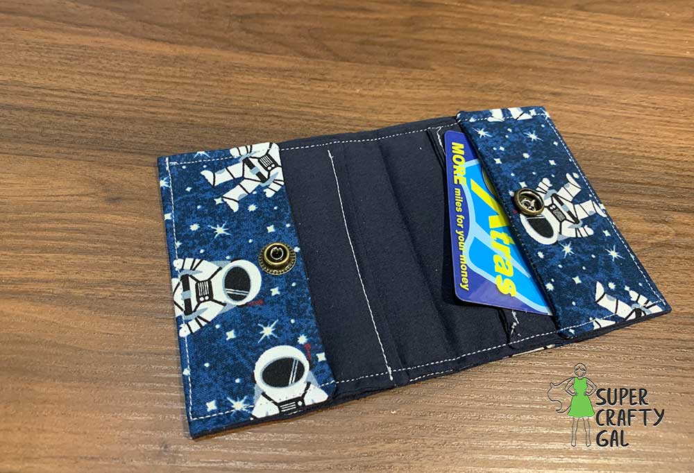 DIY Cloth Wallet - Super Crafty Gal